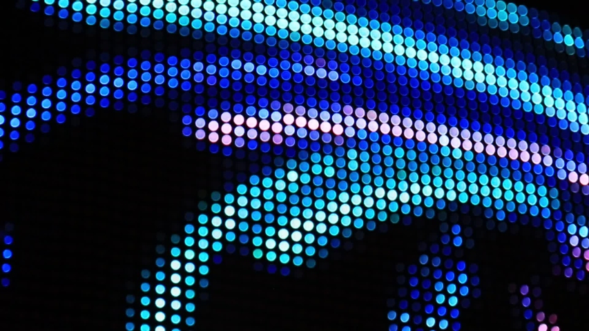 Multicolored Led Light Panel Night Club Stock Footage Video (100% ...