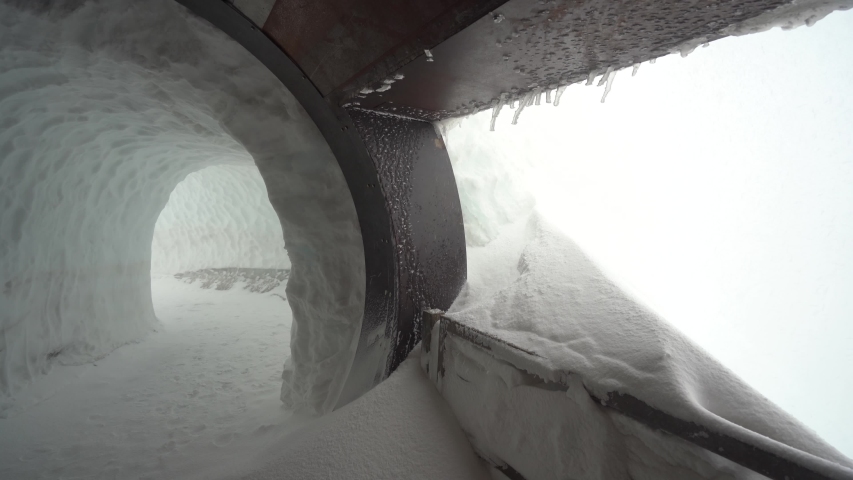 Static Shot of Snow Covered Stock Footage Video (100% Royalty-free ...