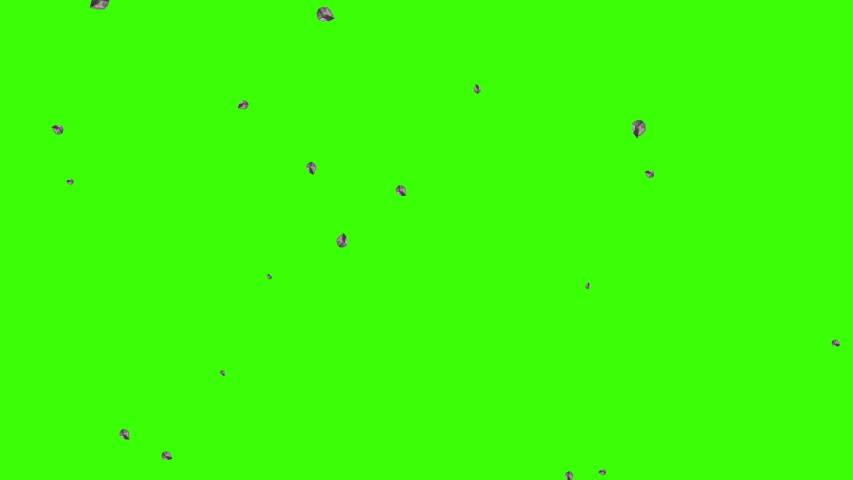 small fragments black rock falling different Stock Footage Video (100% ...