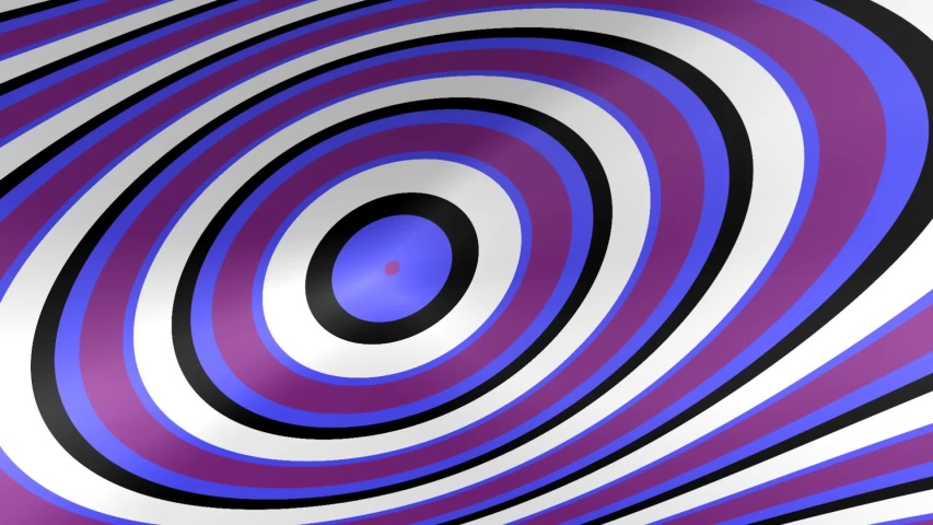 retro colorful growing bullseye video Stock Footage Video (100% Royalty ...