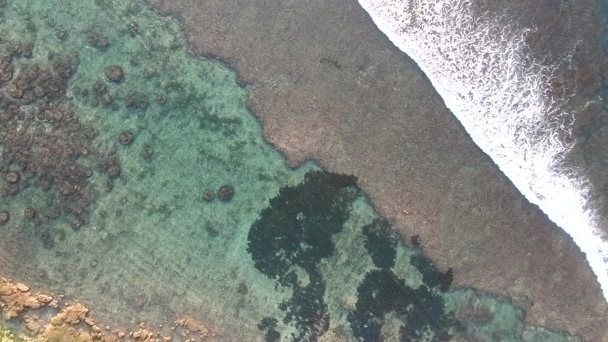 Birds Eye View of Waves Stock Footage Video (100% Royalty-free ...