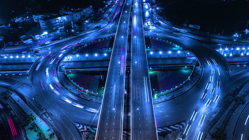 4k, Time Lapse Traffic at Stock Footage Video (100% Royalty-free ...