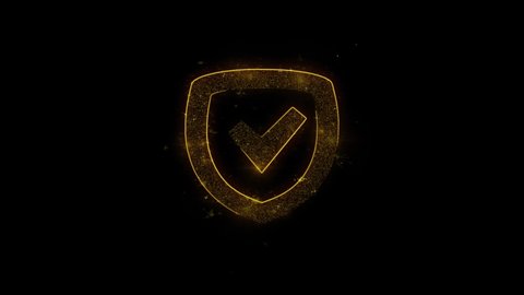 4k Shield Protection Security Data Encryption Stock Footage Video (100% Royalty-free) 1035340301 ...