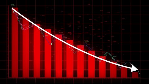 beautiful 3d animation red bar graph Stock Footage Video (100% Royalty ...
