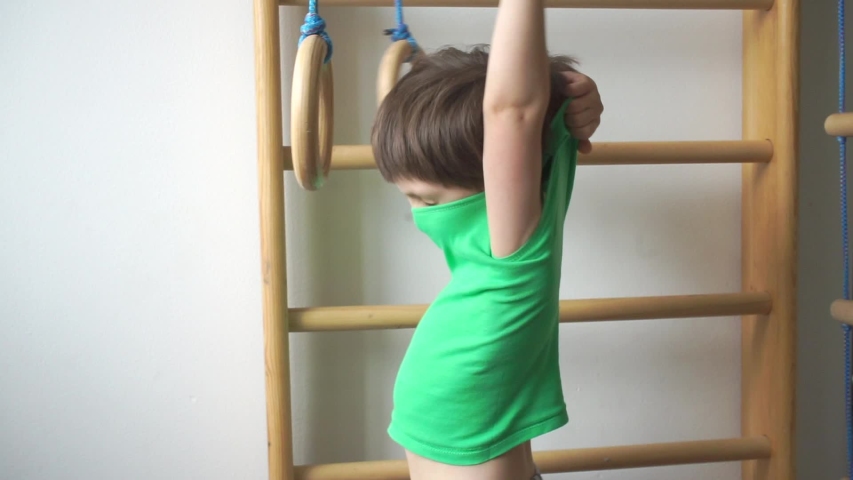 Portrait of a Child Takes Stock Footage Video (100% Royalty-free ...