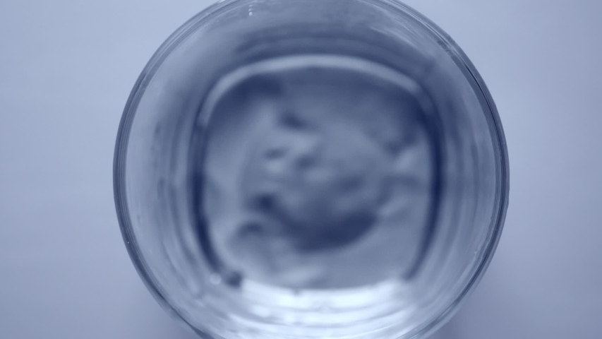 Throw Ice Cubes in Empty Stock Footage Video (100% Royalty-free ...