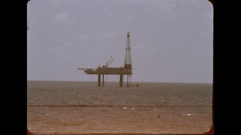 Vintage oil rig Stock Video Footage - 4K and HD Video Clips | Shutterstock