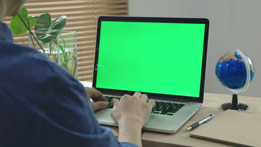 Over the Shoulder Shot of Stock Footage Video (100% Royalty-free ...