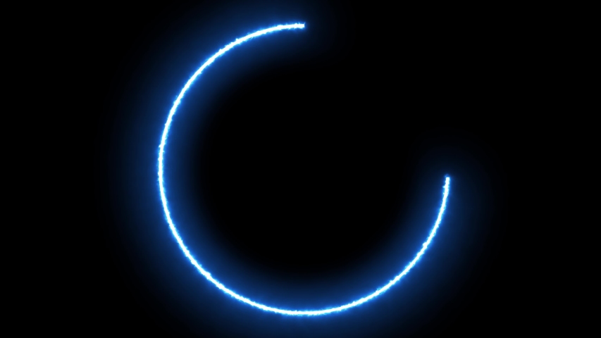 Infinite Loop Symbol Neon Blue Light Stock Footage Video (100% Royalty ...