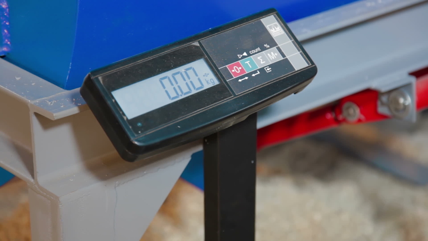 Weighing Bucket with Plastic for Stock Footage Video (100% Royalty-free ...