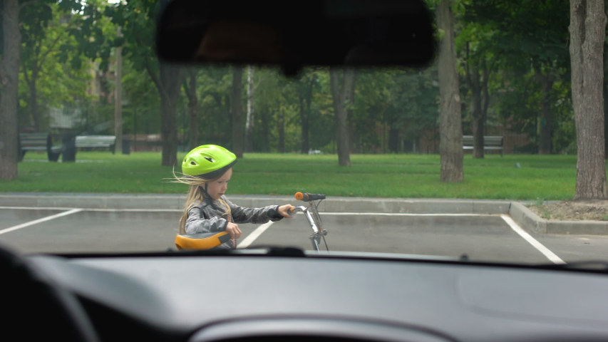 Driver Suddenly Stopping His Car Stock Footage Video (100% Royalty-free ...