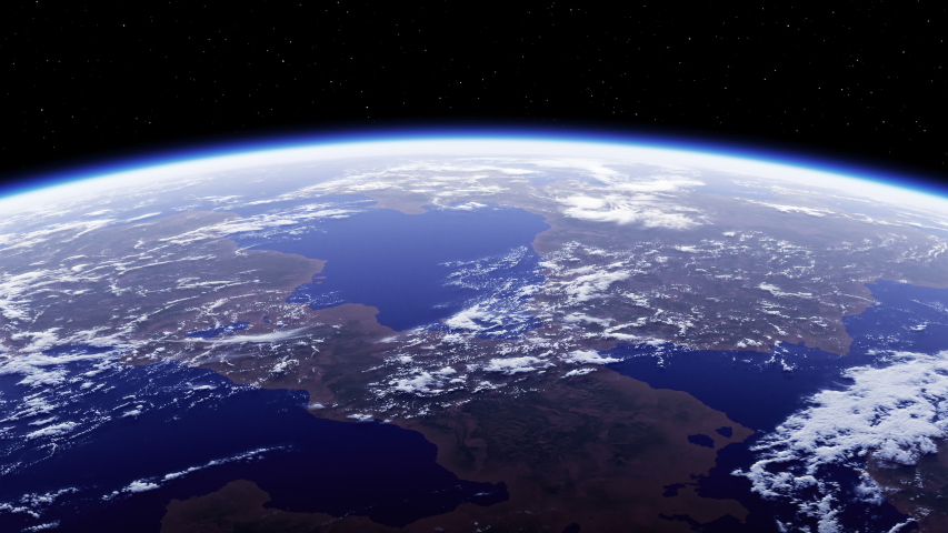 4k amazing view space planet earth Stock Footage Video (100% Royalty ...