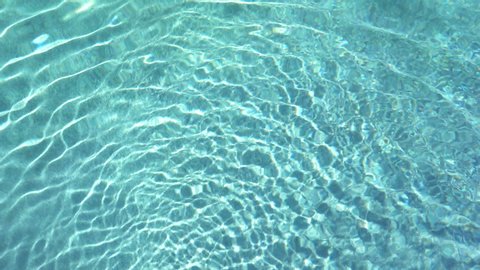 Static Closeup Shot Pool Water Moving Stock Footage Video (100% Royalty ...
