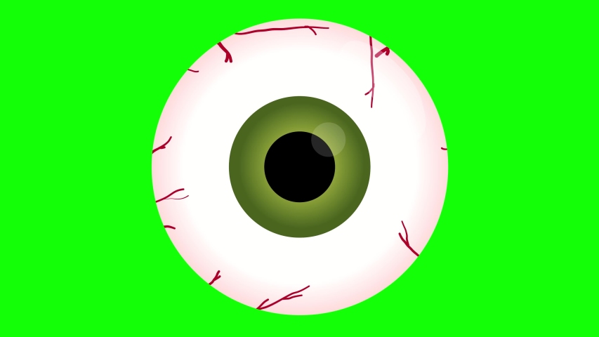 eyeball pupil shrinking loop animation Stock Footage Video (100% ...