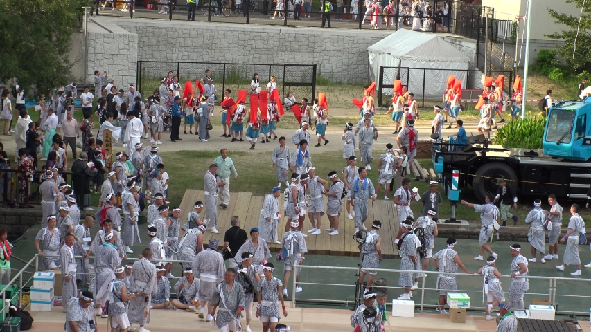 marathon running on road top view Stock Footage Video (100% Royalty ...