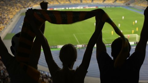 fans clapping hands cheer their favorite Stock Footage Video (100% ...