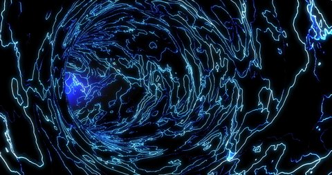 Abstract 3d Vortex Footage Moving Through Stock Footage Video (100% ...