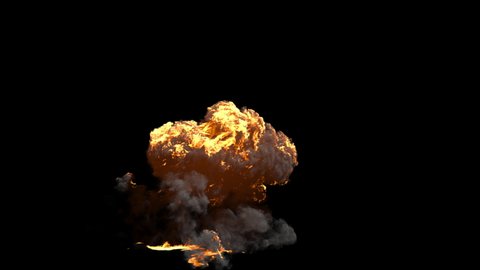 Explosion Alpha Channel Stock Footage Video (100% Royalty-free) 4744523 ...