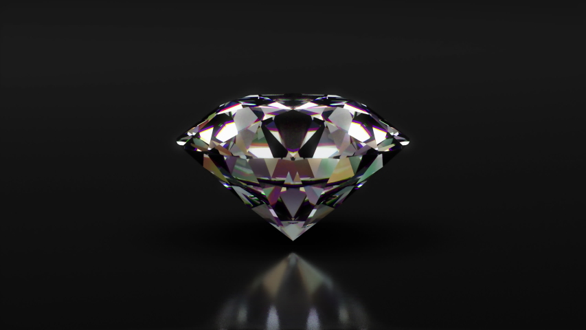 rotate diamond cg front view Stock Footage Video (100% Royalty-free ...
