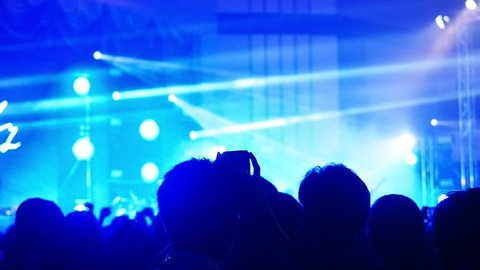 4k Concert Crowd Live Music Festival Stock Footage Video (100% Royalty ...