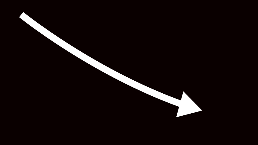 4k Fall Down Red Arrow,business Stock Footage Video (100% Royalty-free ...