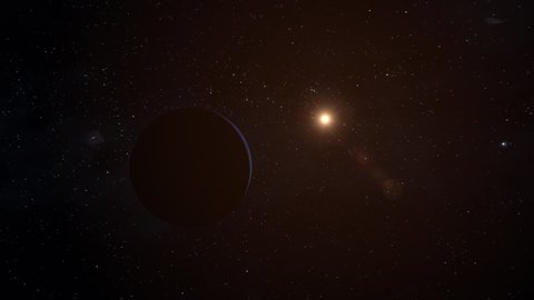 Realistic Cgi Neptune Planet Flyby 4k Stock Footage Video (100% Royalty ...