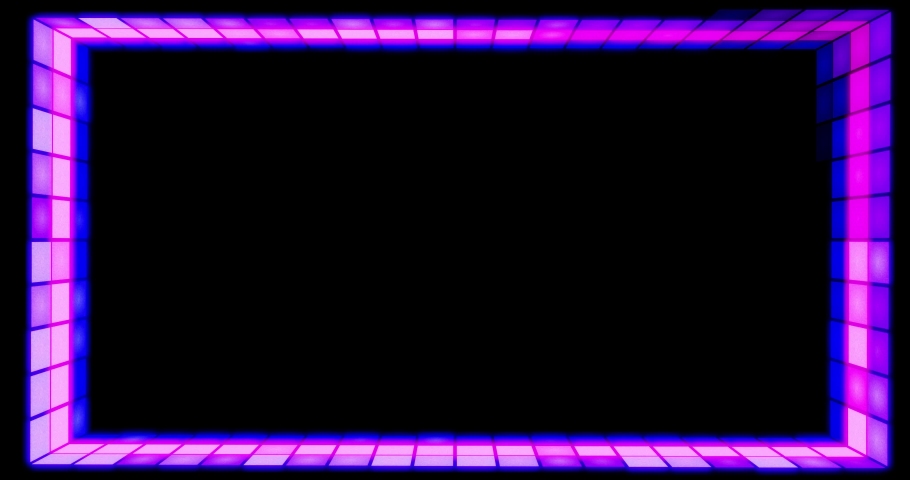 neon background led frame screens fluorescent Stock Footage Video (100% ...