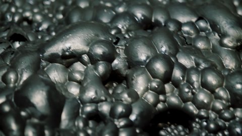 Coppersulfideloaded Air Bubbles Copperzinc Ore Flotation Stock Footage ...