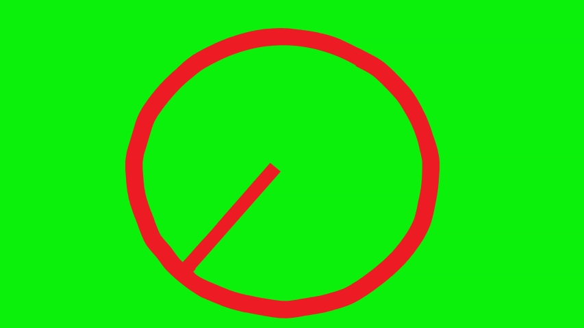 Red No Symbol Animated On Stock Footage Video (100% Royalty-free ...