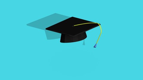 Graduate Cap On White Background Stock Vector (Royalty Free) 178025177 ...