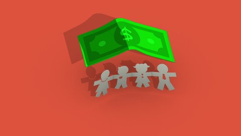 Life Insurance Coverage Isometric Animation Loop Stock Footage Video ...