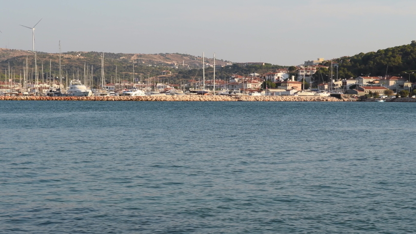 aerial view elliot point lighthouse park Stock Footage Video (100% ...