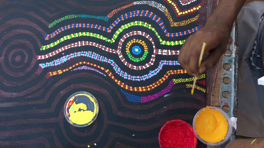 Aboriginal Australian Art Stock Video Footage | Royalty Free Aboriginal ...