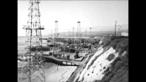 Circa 1940s Americans Push Car Mannequins Stock Footage Video (100% ...