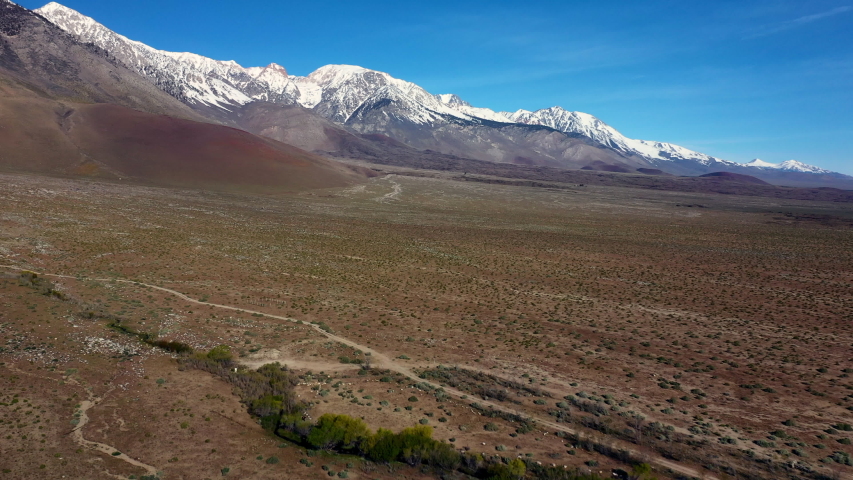 Snow capped mountains in the Sierra Nevada image - Free stock photo ...