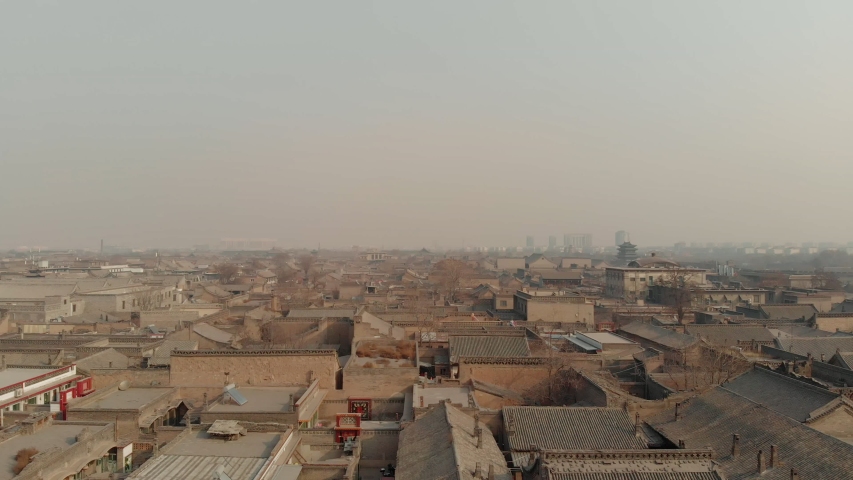 Pingyao, Shanxi Province in China. Stock Footage Video (100% Royalty ...