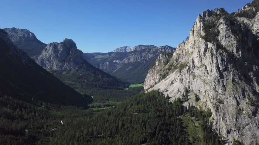 Mountains, Trees, and Lake in Gruner See, Austria image - Free stock ...