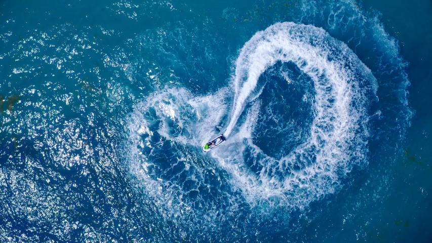 Amazing Aerial View of Water Stock Footage Video (100% Royalty-free ...