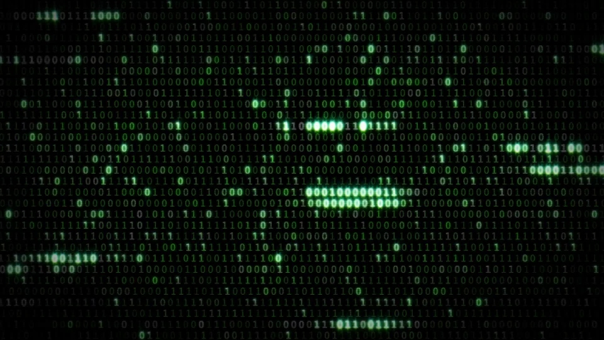 binary animation black green color Stock Footage Video (100% Royalty ...