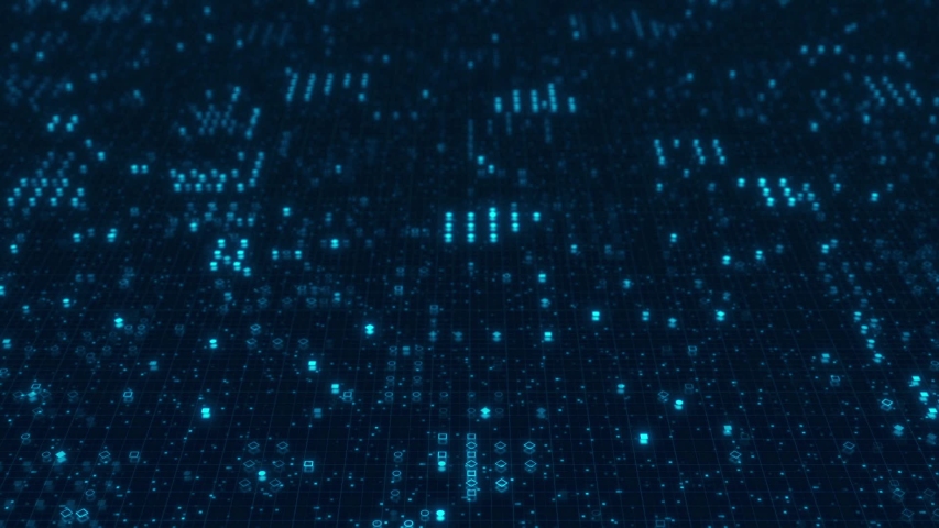 digital data stream background abstract shapes Stock Footage Video (100 ...