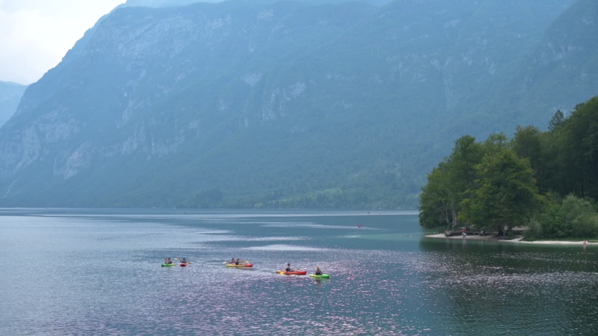 Canoer paddling on a lake image - Free stock photo - Public Domain ...