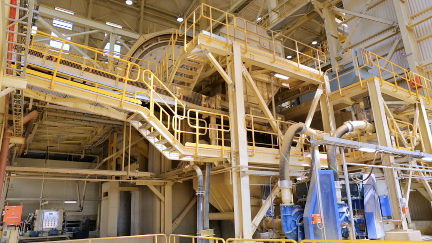 Gold Mine Processing Plant Equipment Stok Videosu (%100 Telifsiz ...