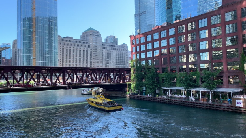 Chicago, Il Usa - 71219: Stock Footage Video (100% Royalty-free ...