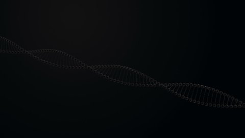 Cinematic Dna Render Abstract Background Stock Footage Video (100% ...