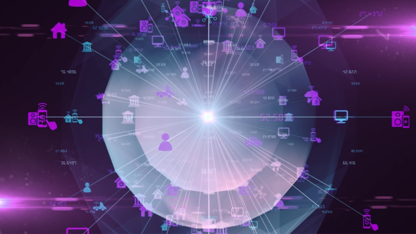 Iot Internet of Things Connected Stock Footage Video (100% Royalty-free ...