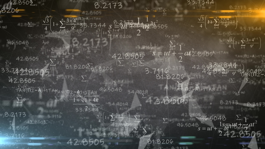 Blackboard Mathematical Symbols Functions Formulas Equations Stock ...