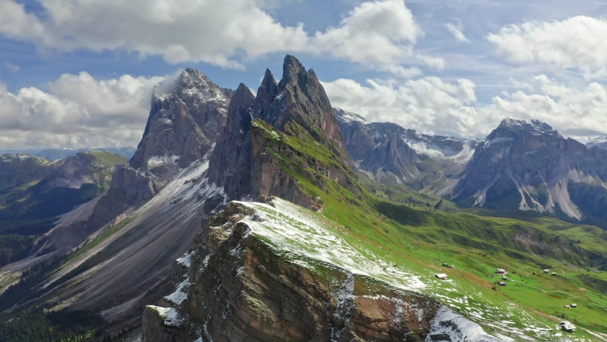 first snow on seceda south tyrol Stock Footage Video (100% Royalty-free ...