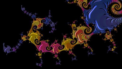 Fractals Loop Infinitely Complex Patterns That Stock Footage Video (100 ...