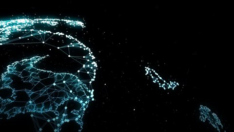 Abstract Science Circle Global Network Connection Stock Photo (Edit Now ...