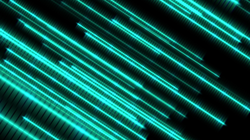 Diagonal Neon Dotted Strips Falling Down Stock Footage Video (100% ...
